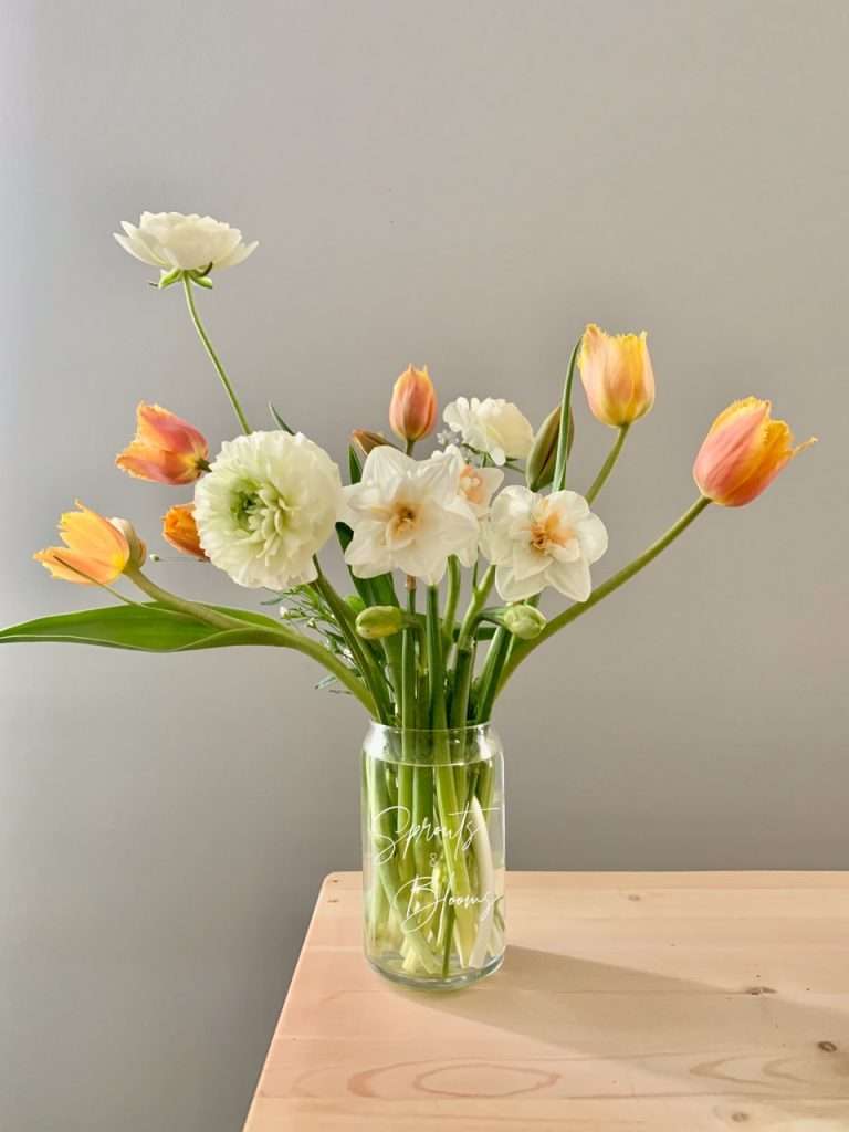 SPRING Backyard Blooms Subscription for May to June (3 Bouquets ...